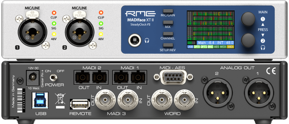 RME Unveils the MADIface XT II: Next-Gen 394-Channel USB 3.0 Audio ...
